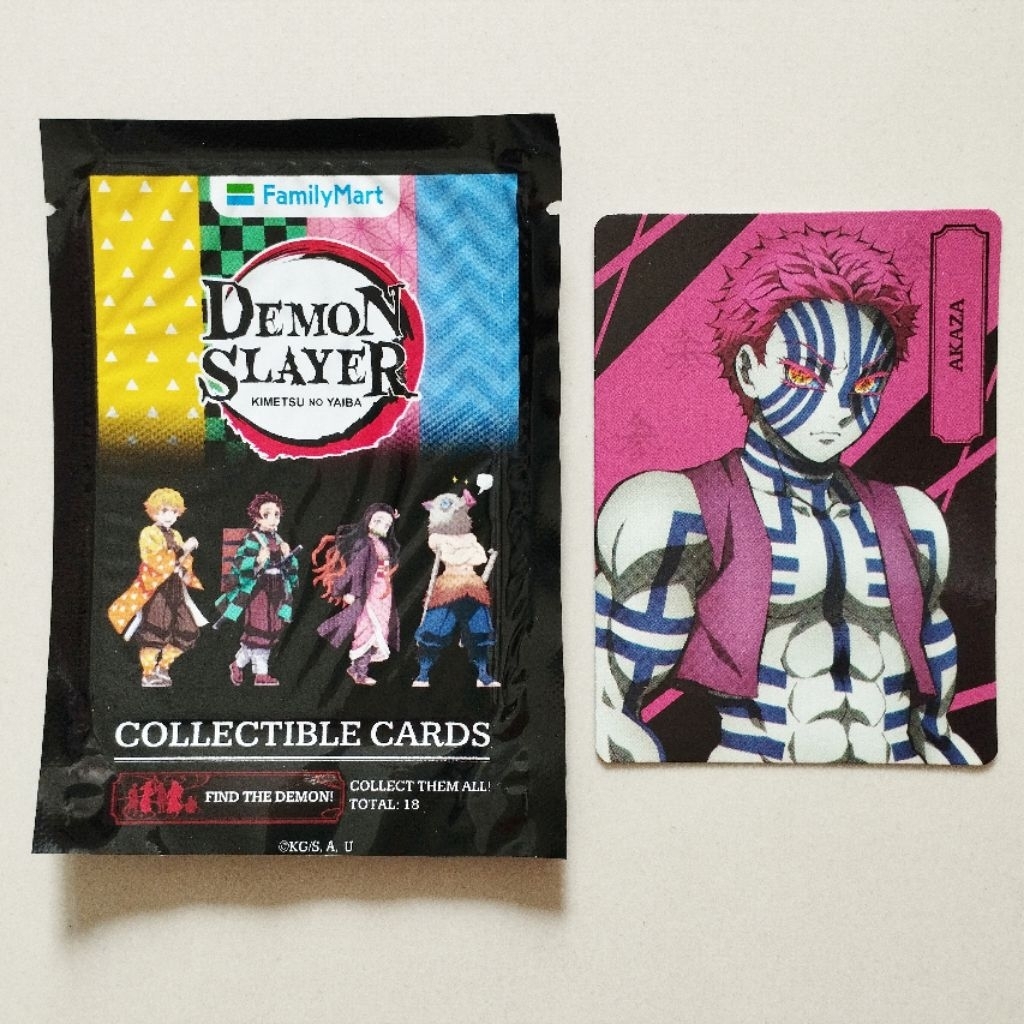 Jual Demon Slayer x Family Mart Kartu Tanjiro Giyu Shinobu Inosuke ...