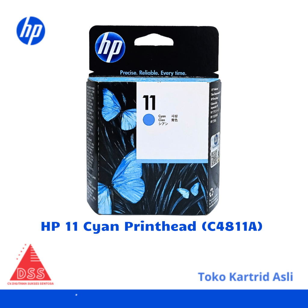 Jual HP 11 Cyan Original Printhead (C4811A) | Shopee Indonesia