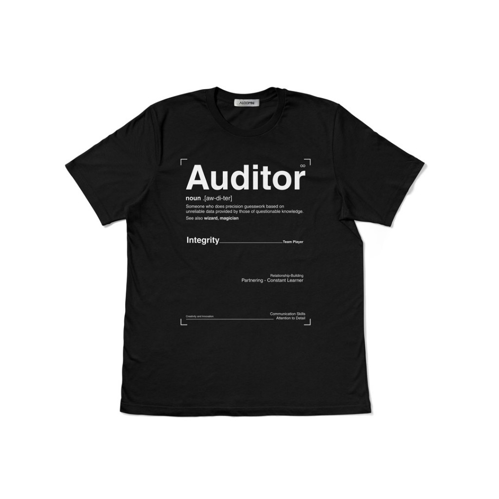 Jual Aloomni Kaos Auditor Definition | Shopee Indonesia