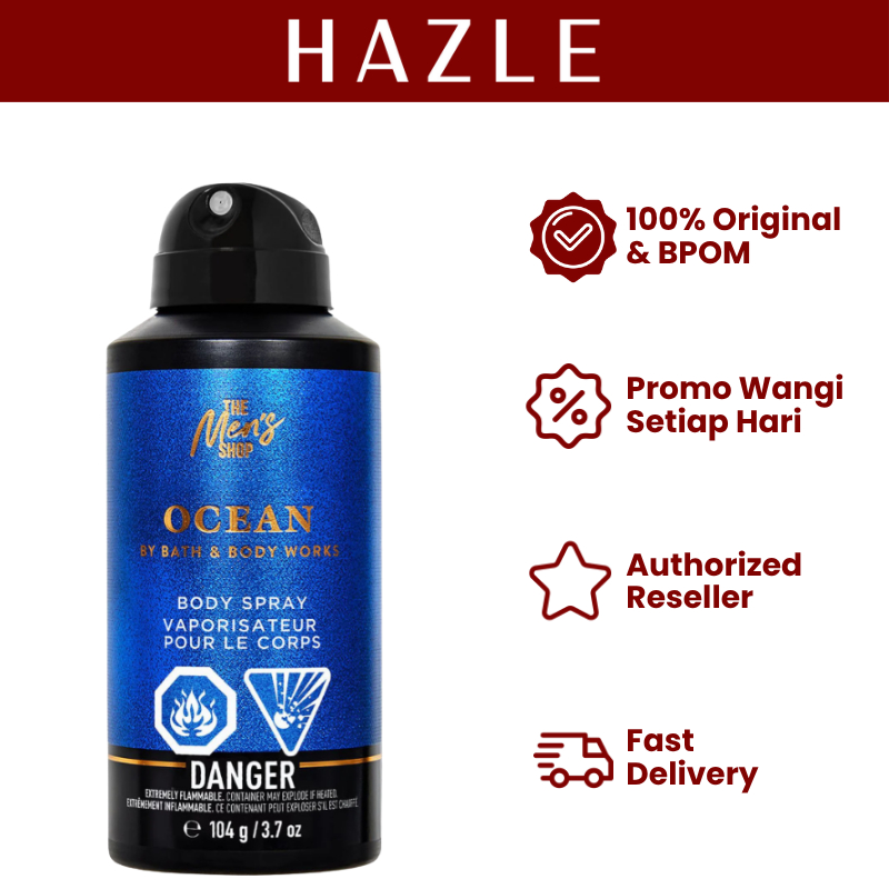 Jual Bath & Body Works Ocean Body Spray Man 104 gr | Shopee Indonesia
