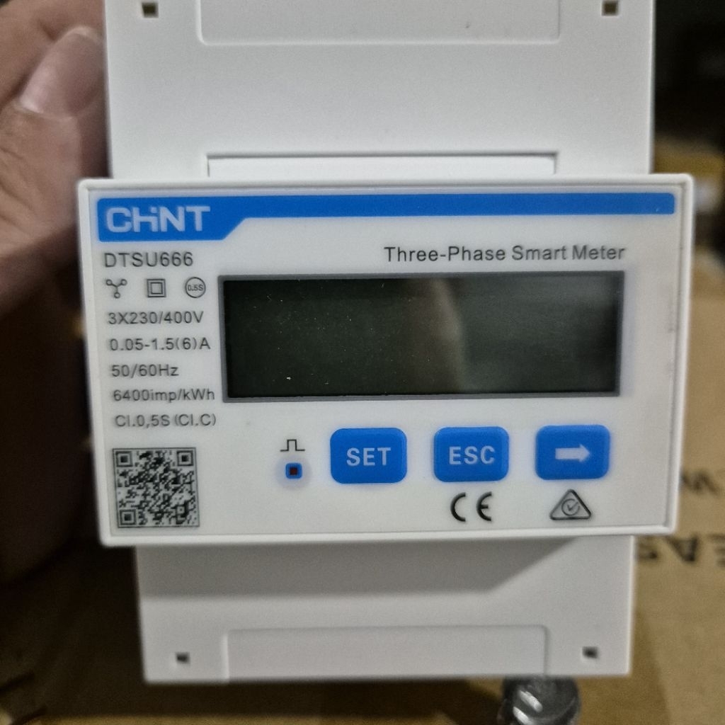 Jual KWH DIGITAL CHINT 3PHASE VIA CT WITH MODBUS RS485 4P DTSU666 CHINT ...