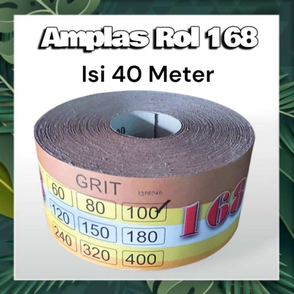 Jual Amplas Rol Amplas Meteran Harga 1 Rol (40 meter) | Shopee Indonesia