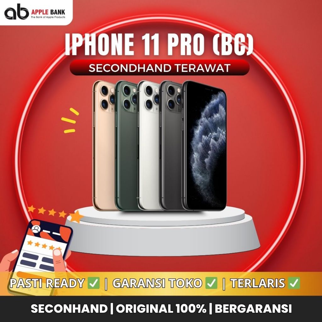 Jual IP 11 PRO 64GB/256GB SECOND BEACUKAI ORIGINAL MULUS TERAWAT ...