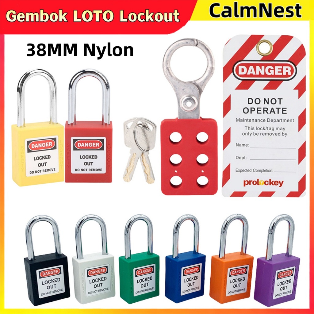 Jual Gembok LOTO Safety Equipment - Lockout Tagout Loto Safety Gembok ...