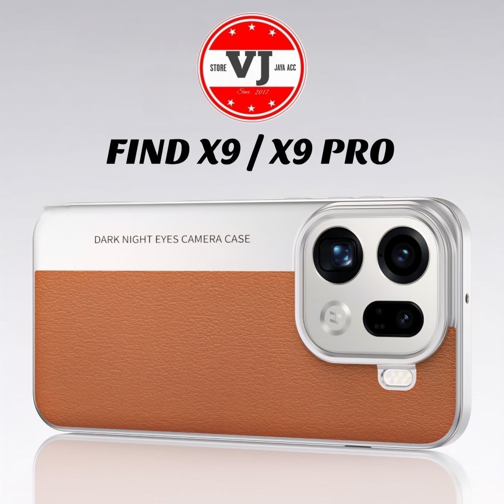 Jual Hardcase Vivo Find X9 / X9 Pro Case PC Vegan Leather Dual Tone ...