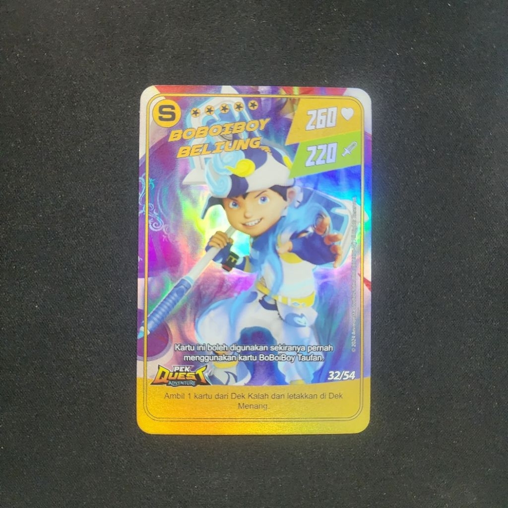 Jual Kartu Boboiboy Monsta Galaxy Card - Boboiboy Beliung 32/54 (S Rank ...