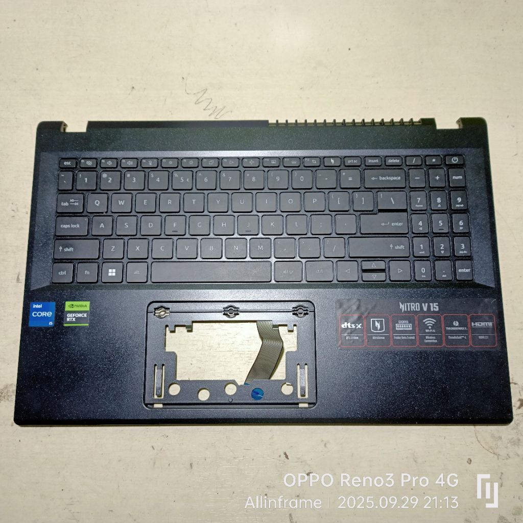 Jual Frame + Keyboard laptop ACER NITRO V15 ANV15-51-54KC ANV15-41 A515 ...
