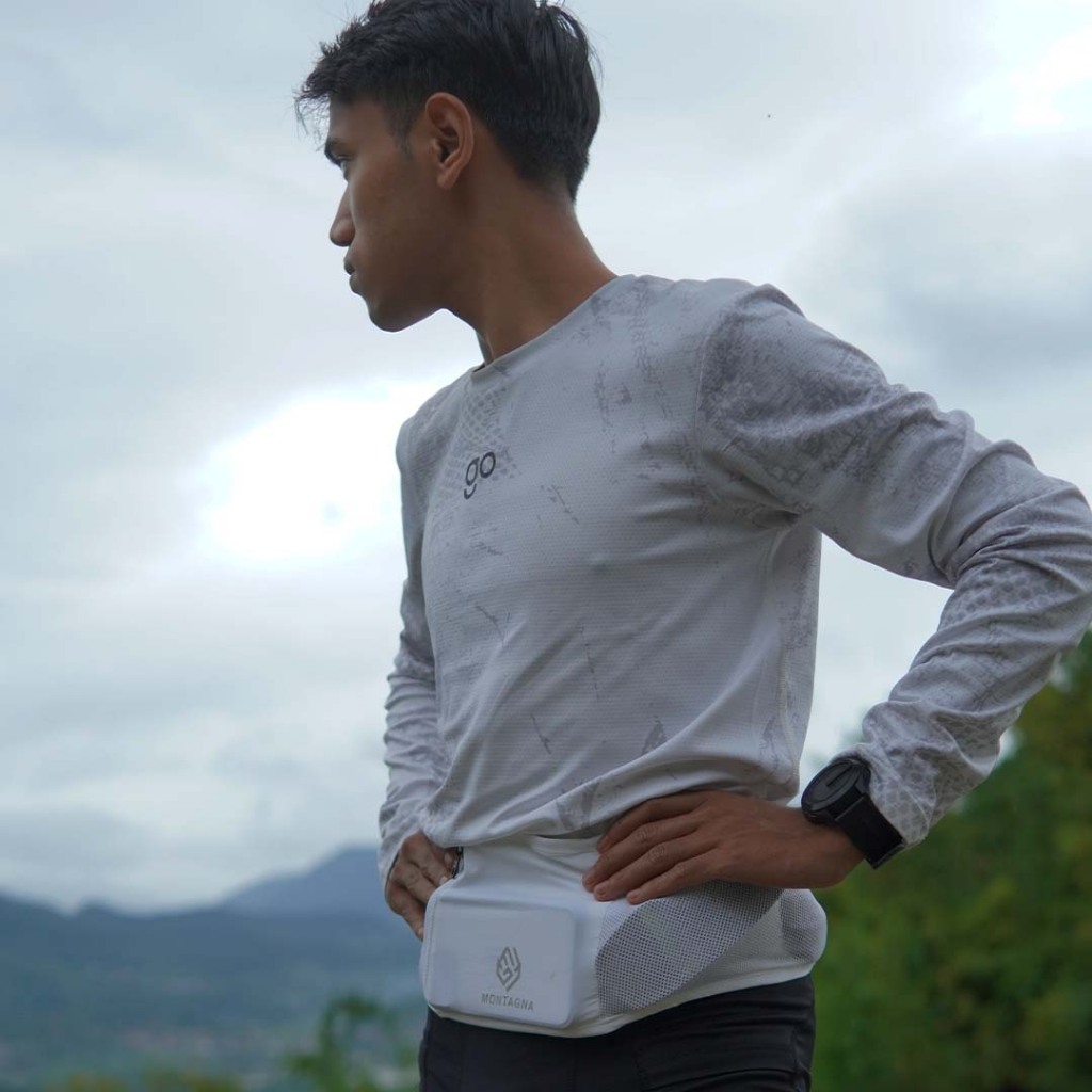 Jual Running Belt Montagna Tas Lari Trailrun Unisex | Shopee Indonesia
