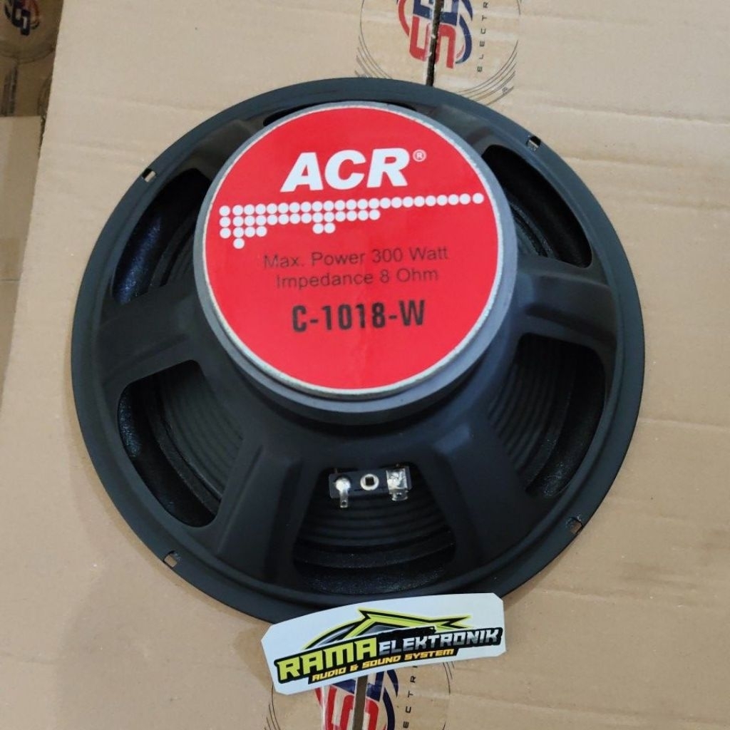 Jual spiker acr 10 c 1018 w pro wofer acr 10 inch pro 300 watt original ...