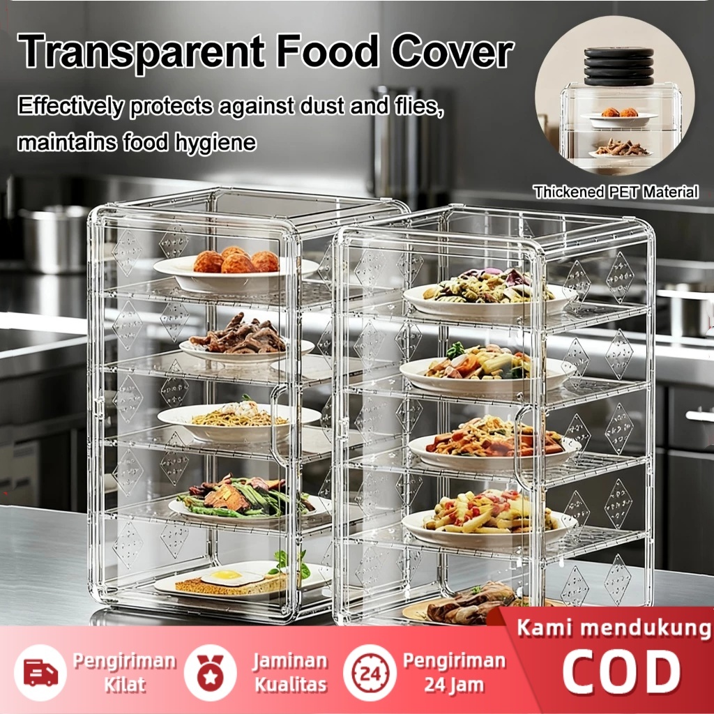 Jual Lemari Makanan Multifungsi - 5 Layer Food Storage Box/Makanan Anti ...