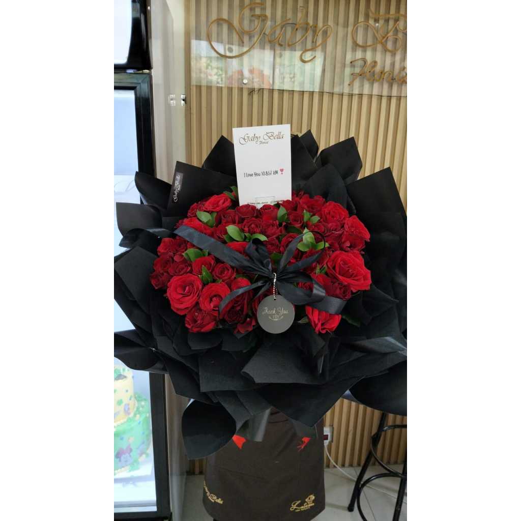 Jual Buket Bunga Mawar Artifical Jumbo Medium Hand Bouquet Viral Untuk ...