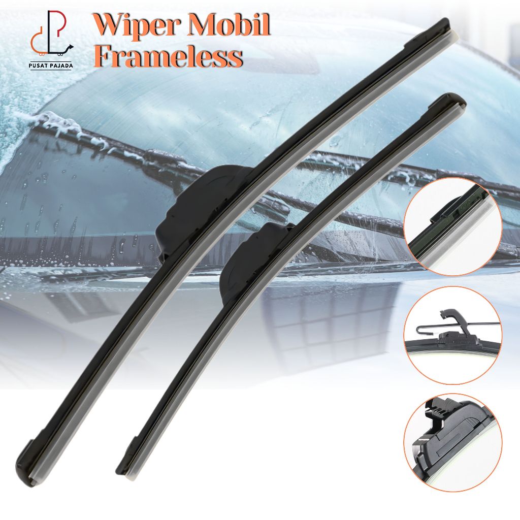Jual PAJADA Wiper Mobil Frameless 12 - 28 Inch Wiper Pembersih Kaca ...