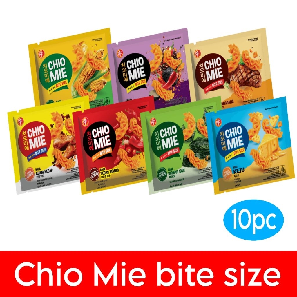 Jual Chio mie keripik bite size isi 10pc mala keju ayam | Shopee Indonesia