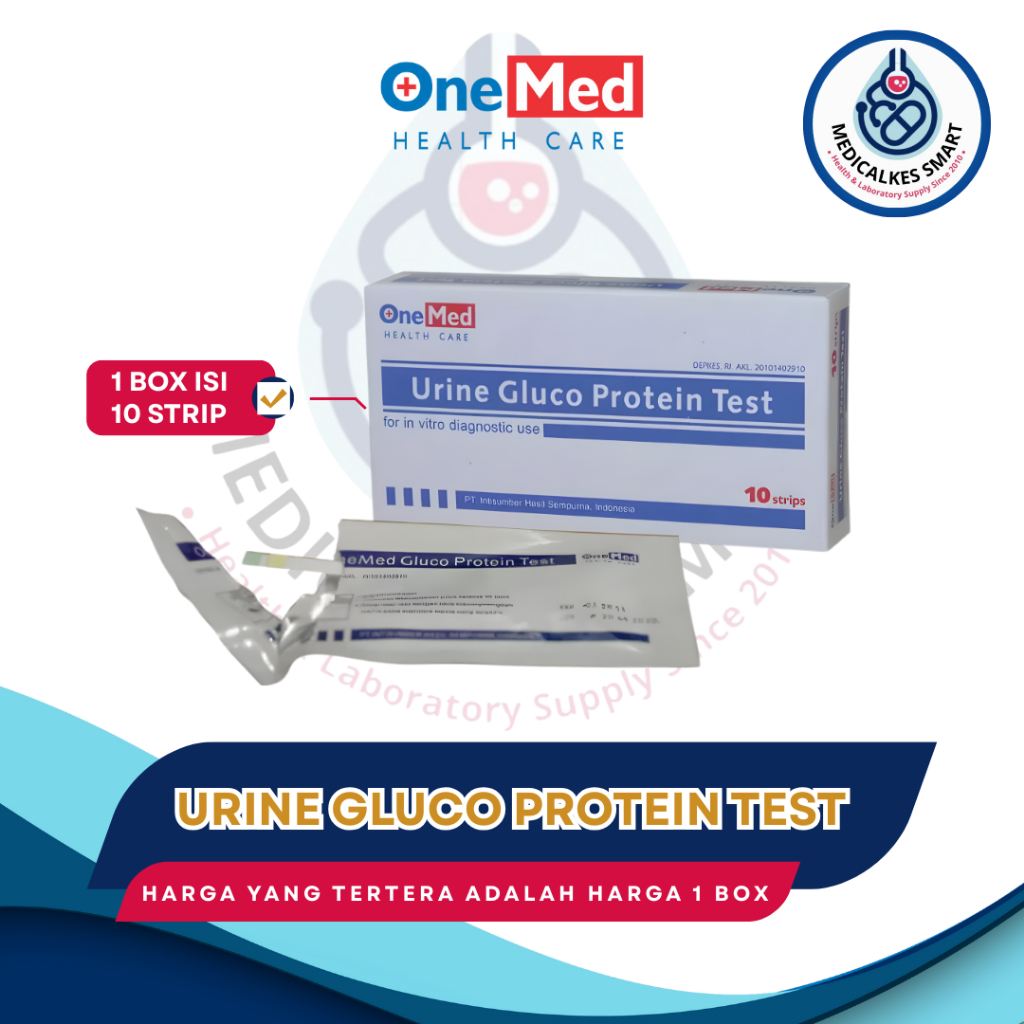 Jual ONEMED Urine Protein Test Strip Tes Protein Urin | Shopee Indonesia