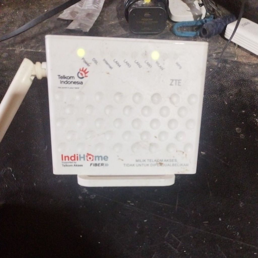 Jual ROUTER ZTE ZXHN H108N (Acces Poin) PLUS ADAPTOR | Shopee Indonesia