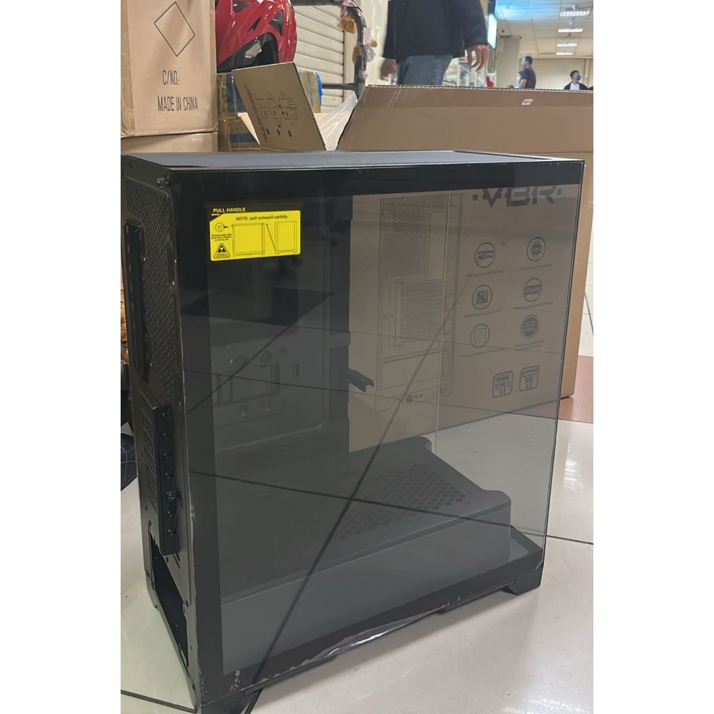 Jual VBR Z5 Casing PC Gaming ATX Dual Chamber Tempered Glass | Shopee ...