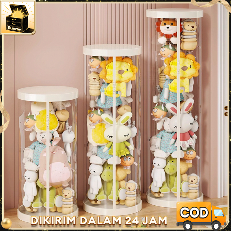 Jual Doll Ritsleting Tabung Storage/Doll Storage Bucket/Doll Storage ...