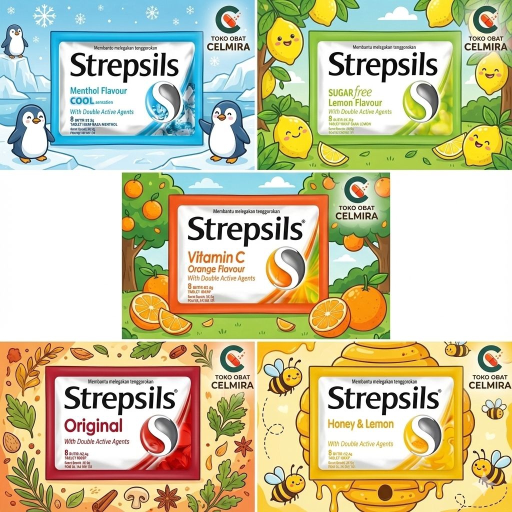 Jual Strepsil pereda radang tenggorokan isi 8 | Shopee Indonesia
