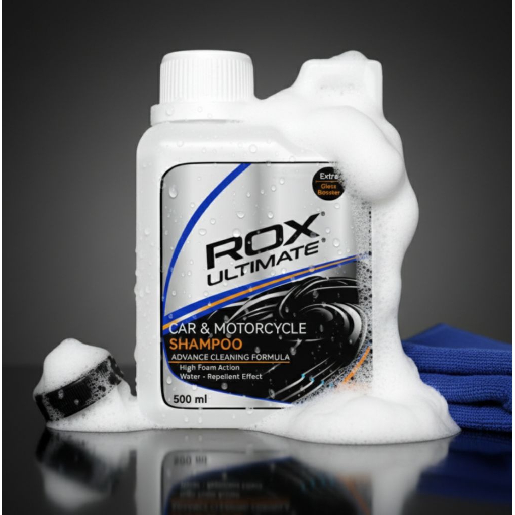 Jual ROX ULTIMATE Shampo Mobil & Motor 500 mL | EXTRA GLOSS BOOSTER ...