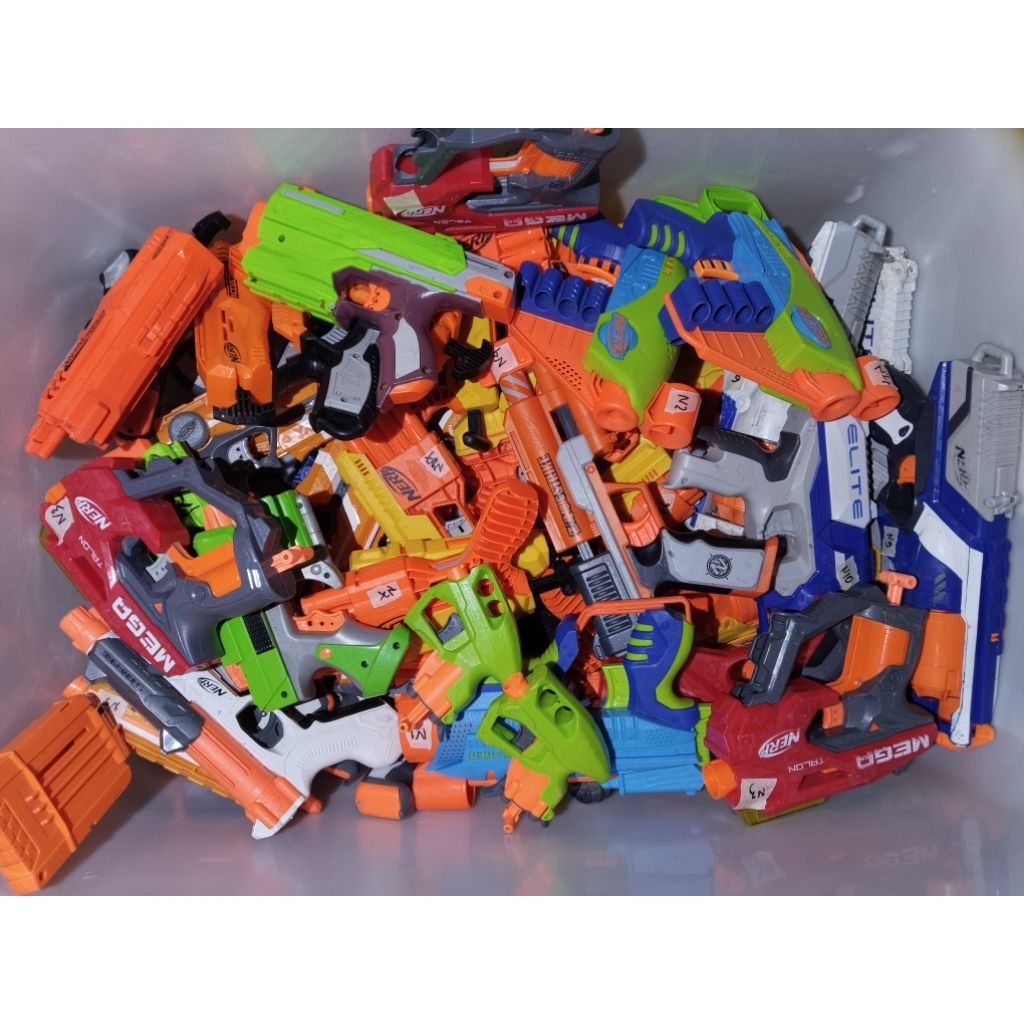 Jual nerf original preloved semua fungsi normal | Shopee Indonesia