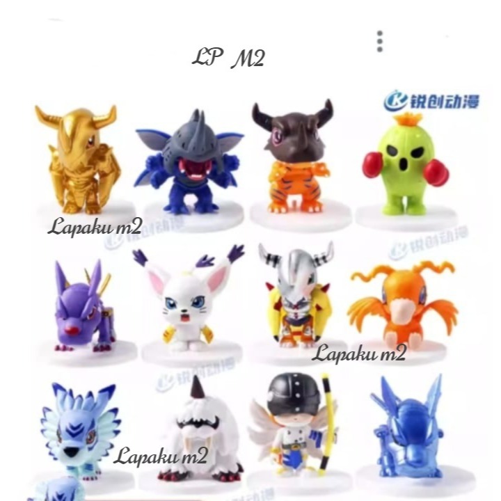 Jual Action Figure Digimon Adventure Chibi Mainan Pajangan Topper cake ...