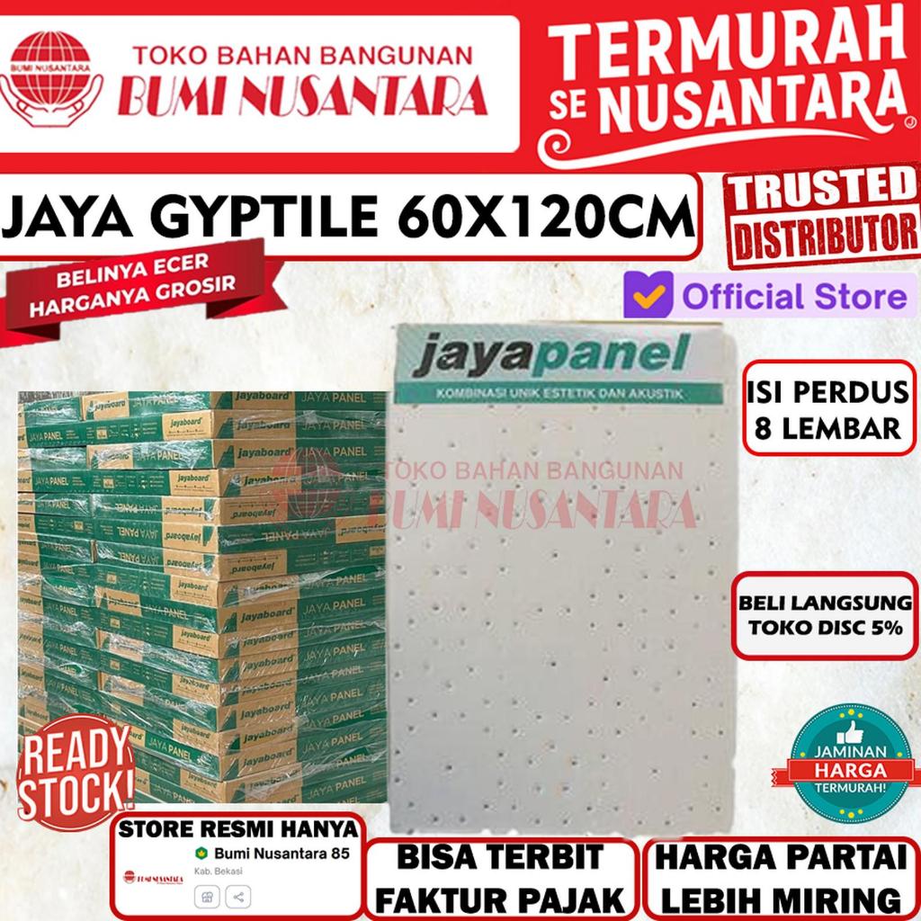 Jual Gipsum Gyptile Perlembar Jaya byhua 9mm 60x120/plafon/jaya panel ...