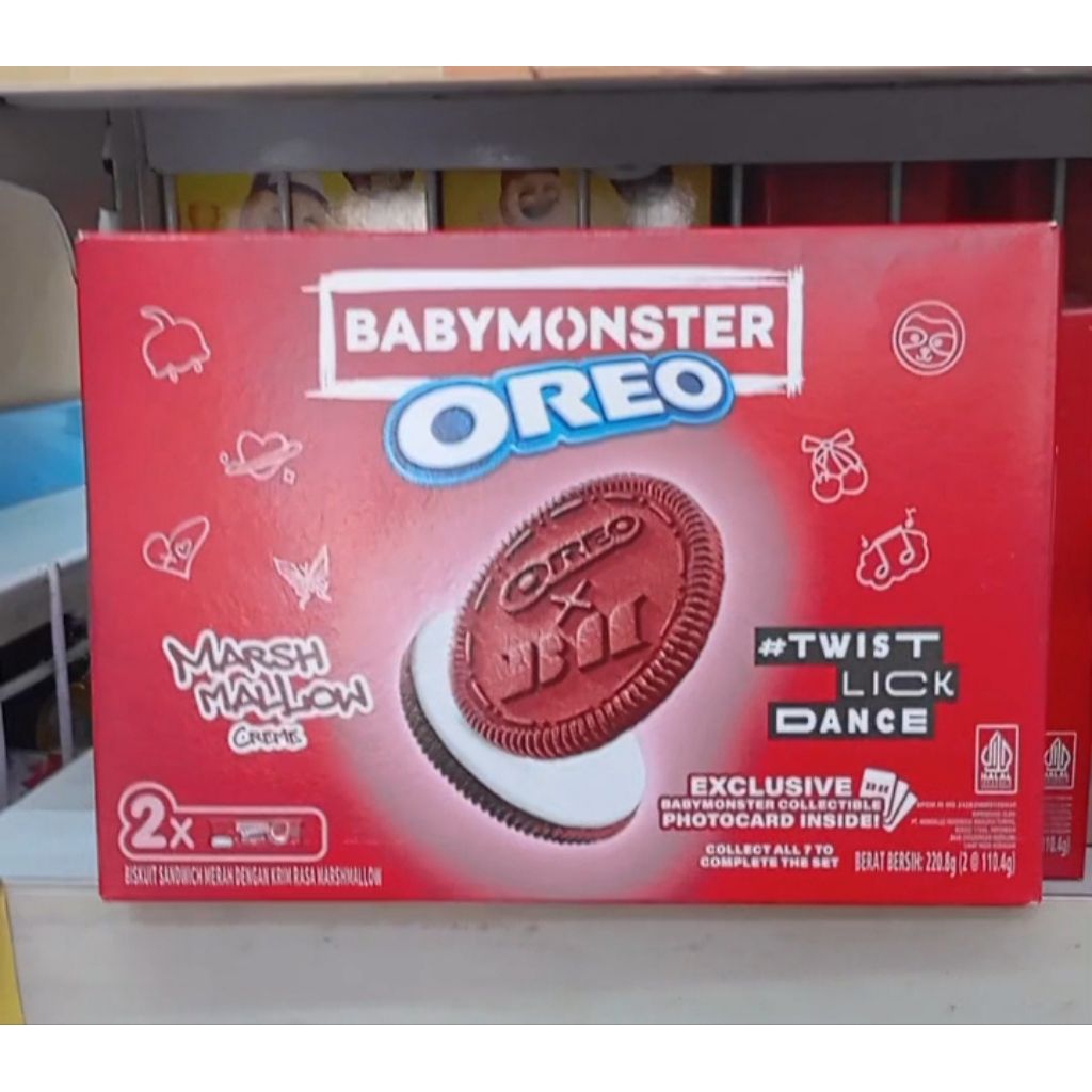 Jual BABYMONSTER X OREO GET RANDOM PHOTOCARD | Shopee Indonesia