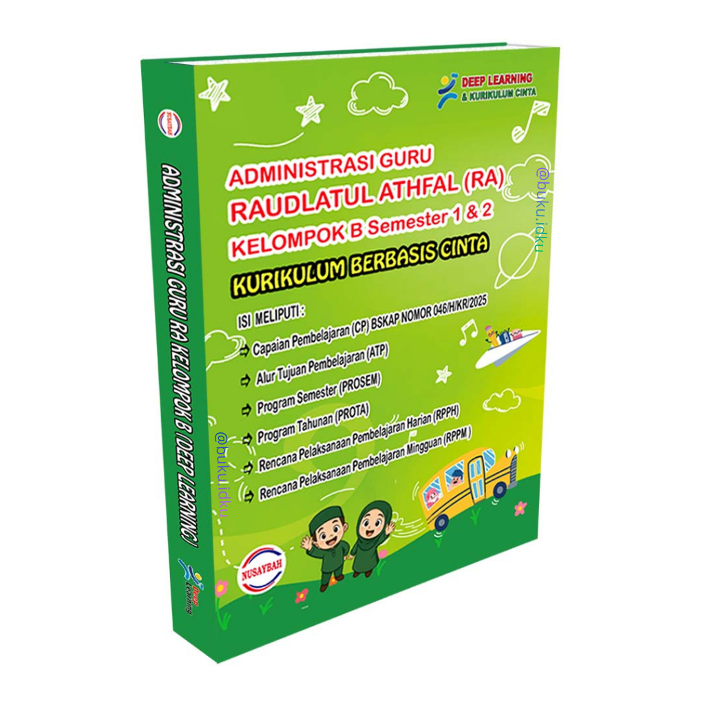 Jual BUKU ADMINISTRASI GURU RA KELOMPOK B KURIKULUM BERBASIS CINTA ...