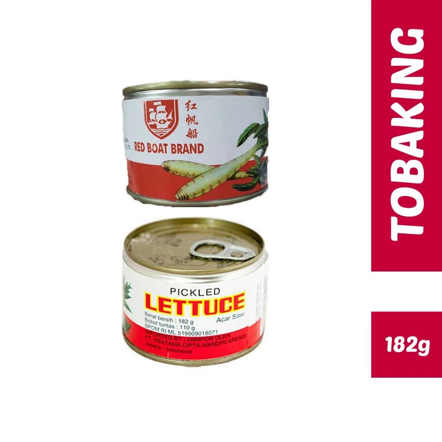 Jual Redboat Pickled Lettuce / Acar Selada Caisim Kaleng 182gr | Shopee ...