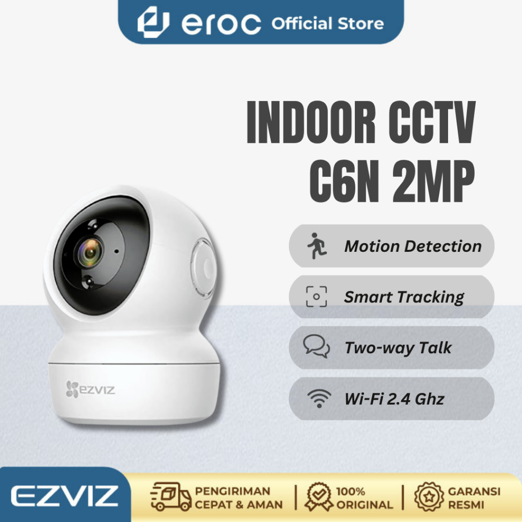Jual EZVIZ CCTV Indoor Wifi Camera C6N 2MP/C6N 3MP/C6N G1 3K/ C6N G1 4K ...