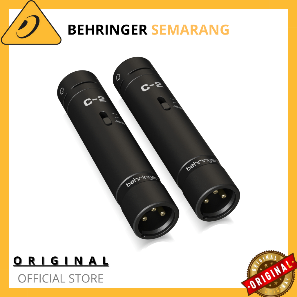 Jual Behringer C2 Mic Kondensor / Behringer C-2 Dark Edition | Shopee ...