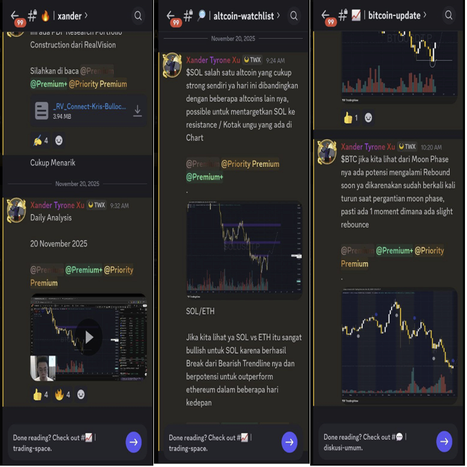 Jual DISCORD MIROR TRADE WITH XANDER THE TRADERS : FULL AKSES REALTIME ...