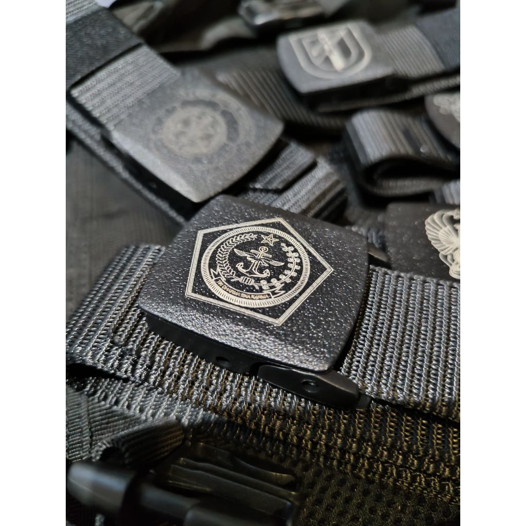 Jual Sabuk army tactical logo tni al ad au brimob polri marinir kostrad ...