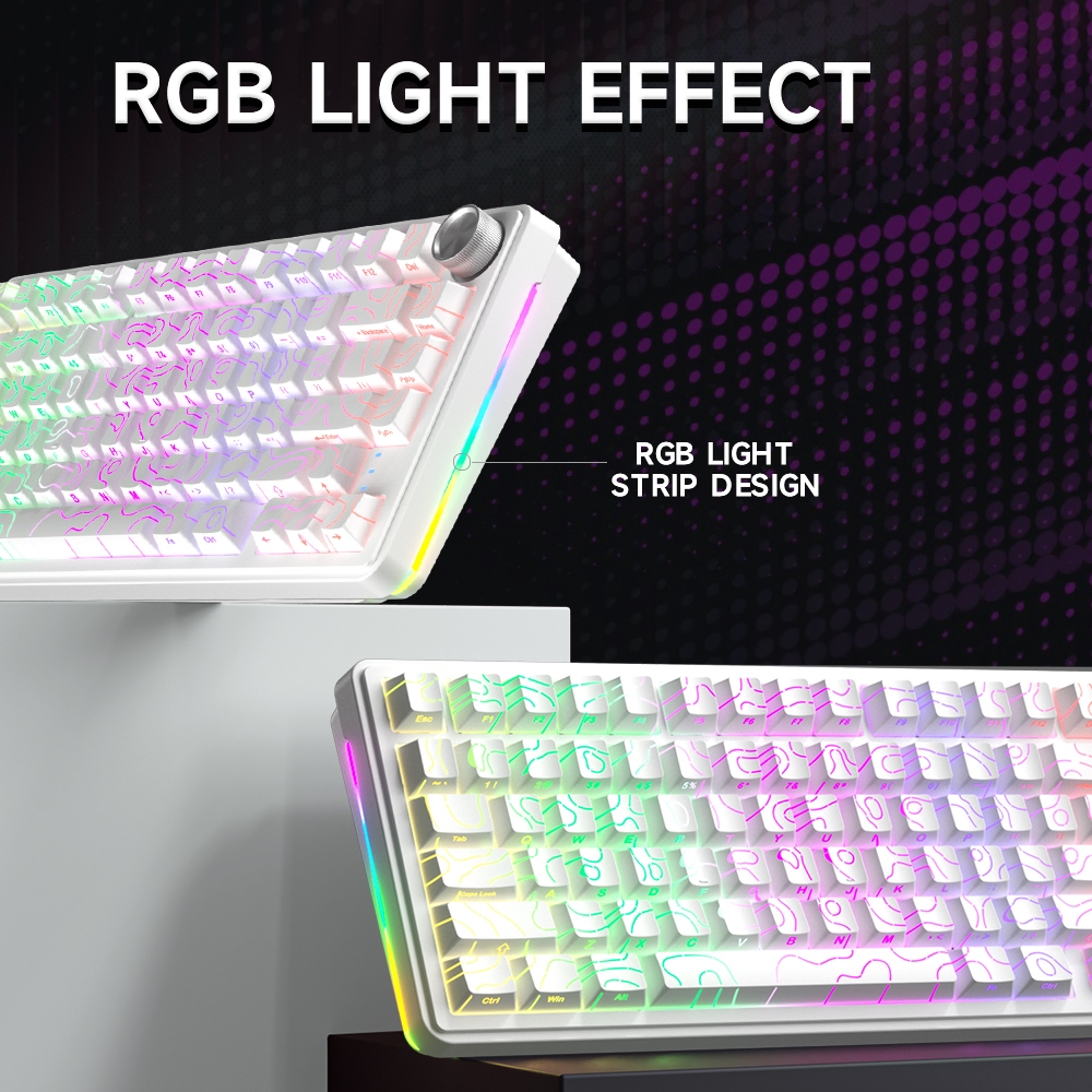 Jual ZIFRIEND RX75 PRO Wireless Keyboard 5PIN Hotswap Gaming Mechanical ...