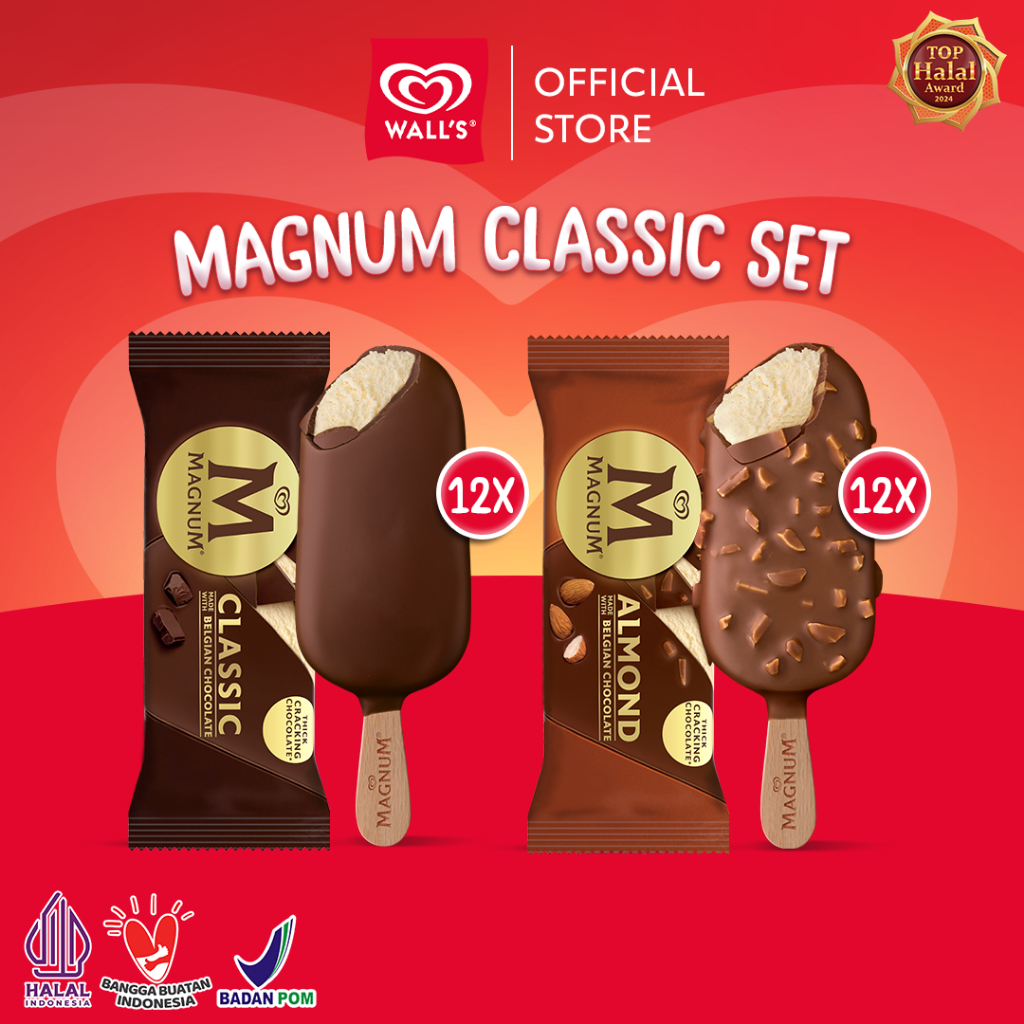 Jual Magnum Classic Set - Es Krim / Ice Cream Wall's | Shopee Indonesia