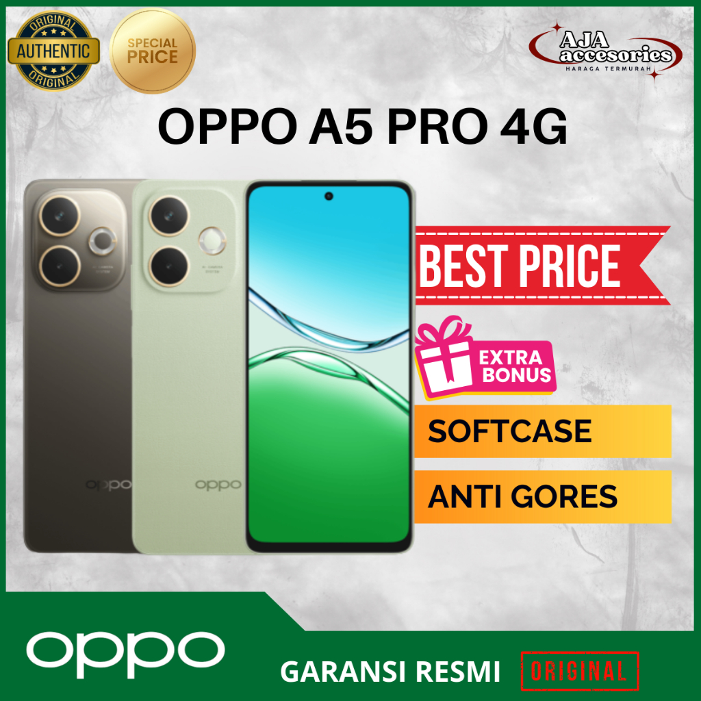 Jual OPPO A5 PRO 5G | 4G RAM 8/128 | 8/256 ORIGINAL GARANSI RESMI OPPO INDONESIA | Shopee Indonesia