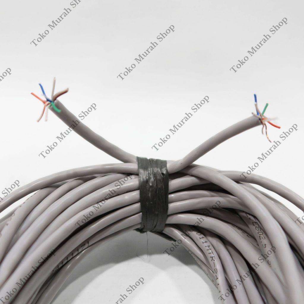 Jual Kabel Abu Isi 8 / Kabel untuk Intercom / Kabel untuk Telepon ...