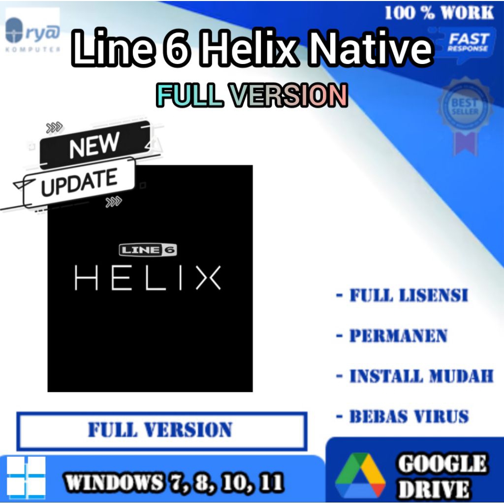 Jual Line 6 Helix Native v3.71.0 | Windows | Shopee Indonesia