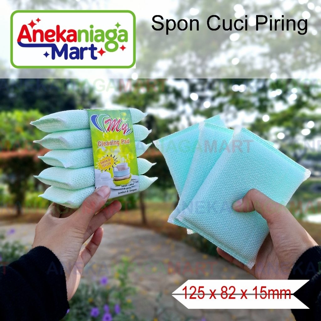 Jual Spons Cuci Piring Spon Warna Warni Magic Sponge Busa Jaring Sabut ...