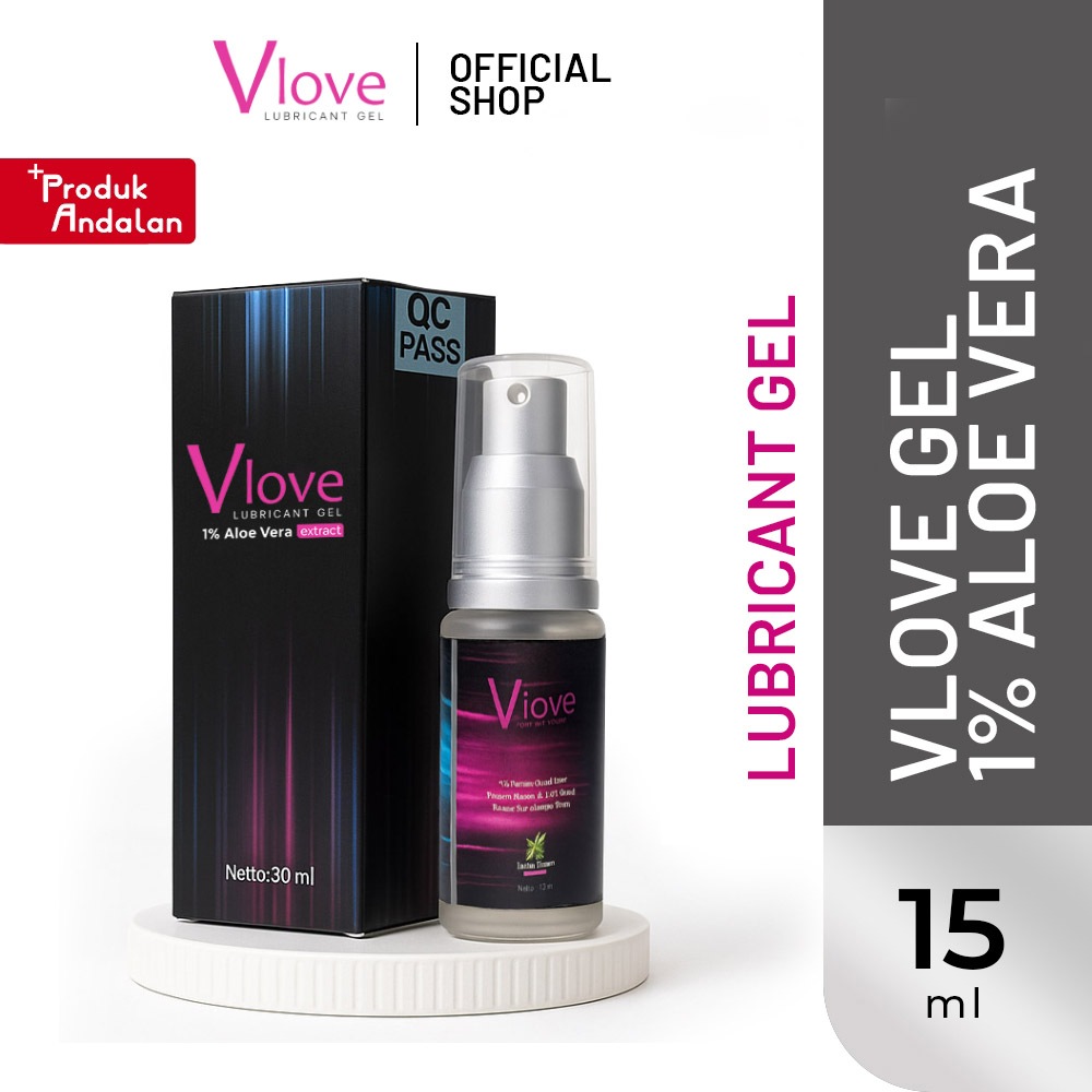 Jual Vlove - Clean Clear Smooth Pelumas Gel Pria & Wanita 15 ml Aman ...