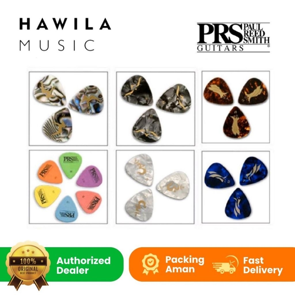 Jual Pick Gitar PRS Guitar Pick Gitar Celluloid Pick Gitar 12 Biji ...