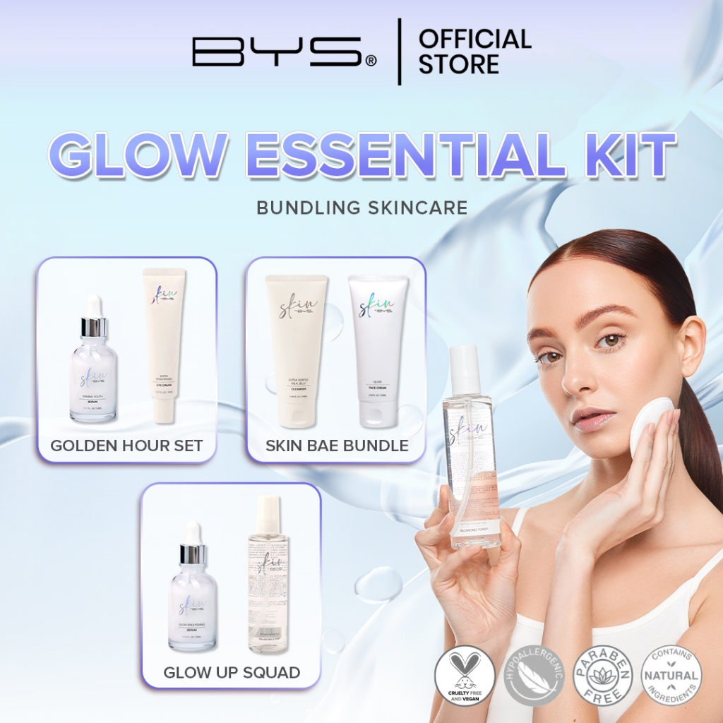 Jual BYS Glow Essential Kit - Bundle Skincare | Shopee Indonesia