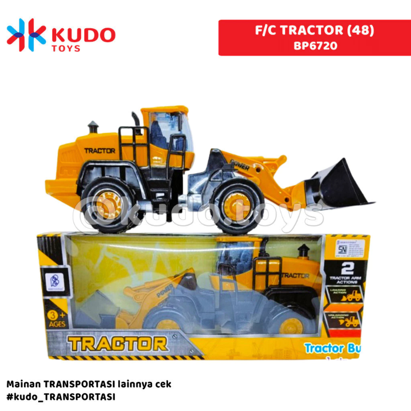 Jual MAINAN ANAK F/C TRACTOR BULLDOZER BP6720 | Shopee Indonesia