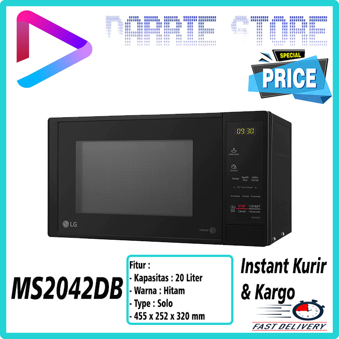 Jual LG MICROWAVE OVEN LG MS2042DB 20 Liter Inverter iWave Anti bacteri ...