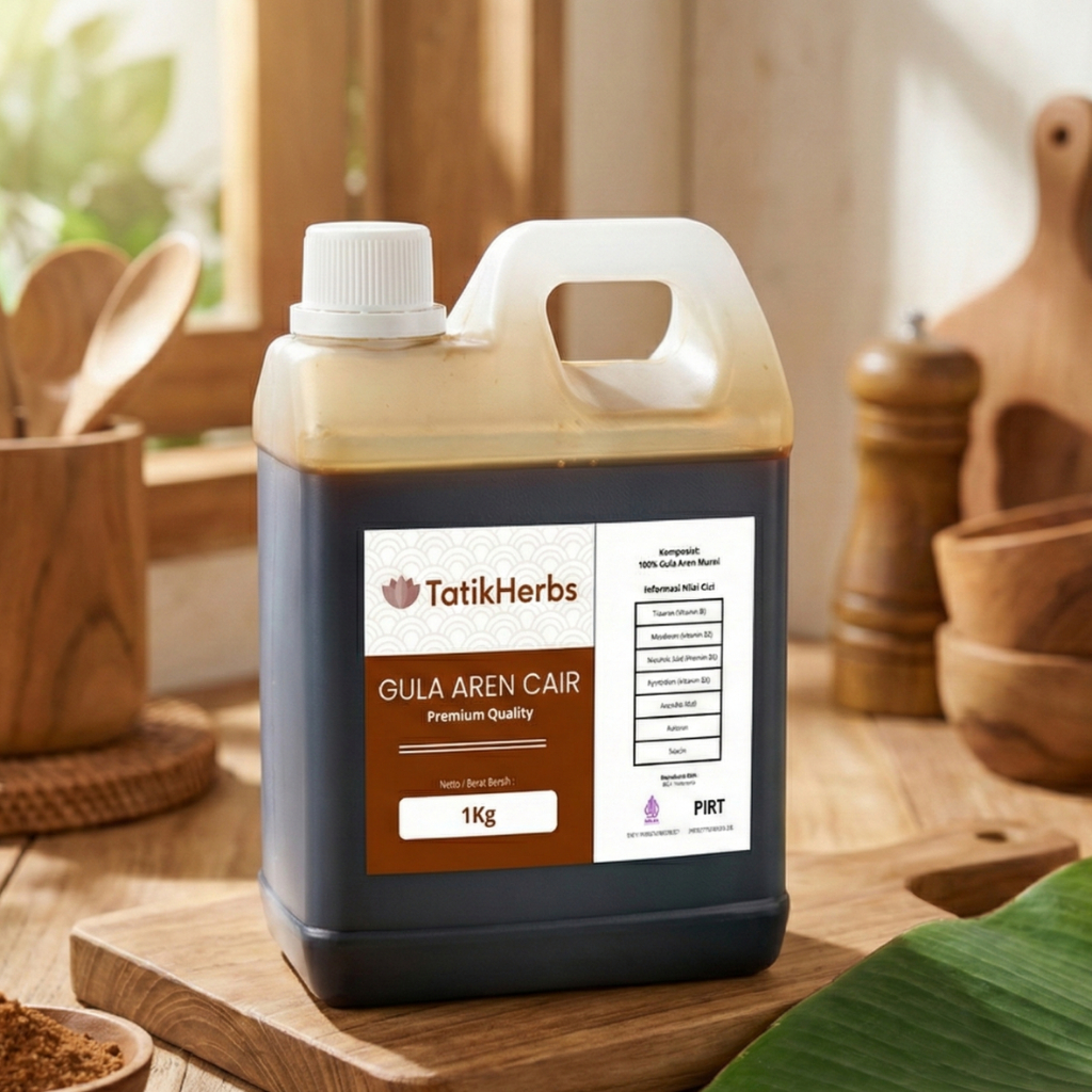 Jual Gula Aren Cair Murni 1Kg / 1Liter Liquid Brown Palm Sugar Kualitas ...