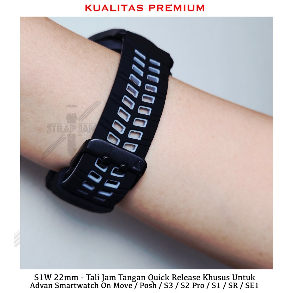 Jual S1W Tali Jam Advan Smartwatch On Move / Posh / S3 / S2 Pro / S1 ...