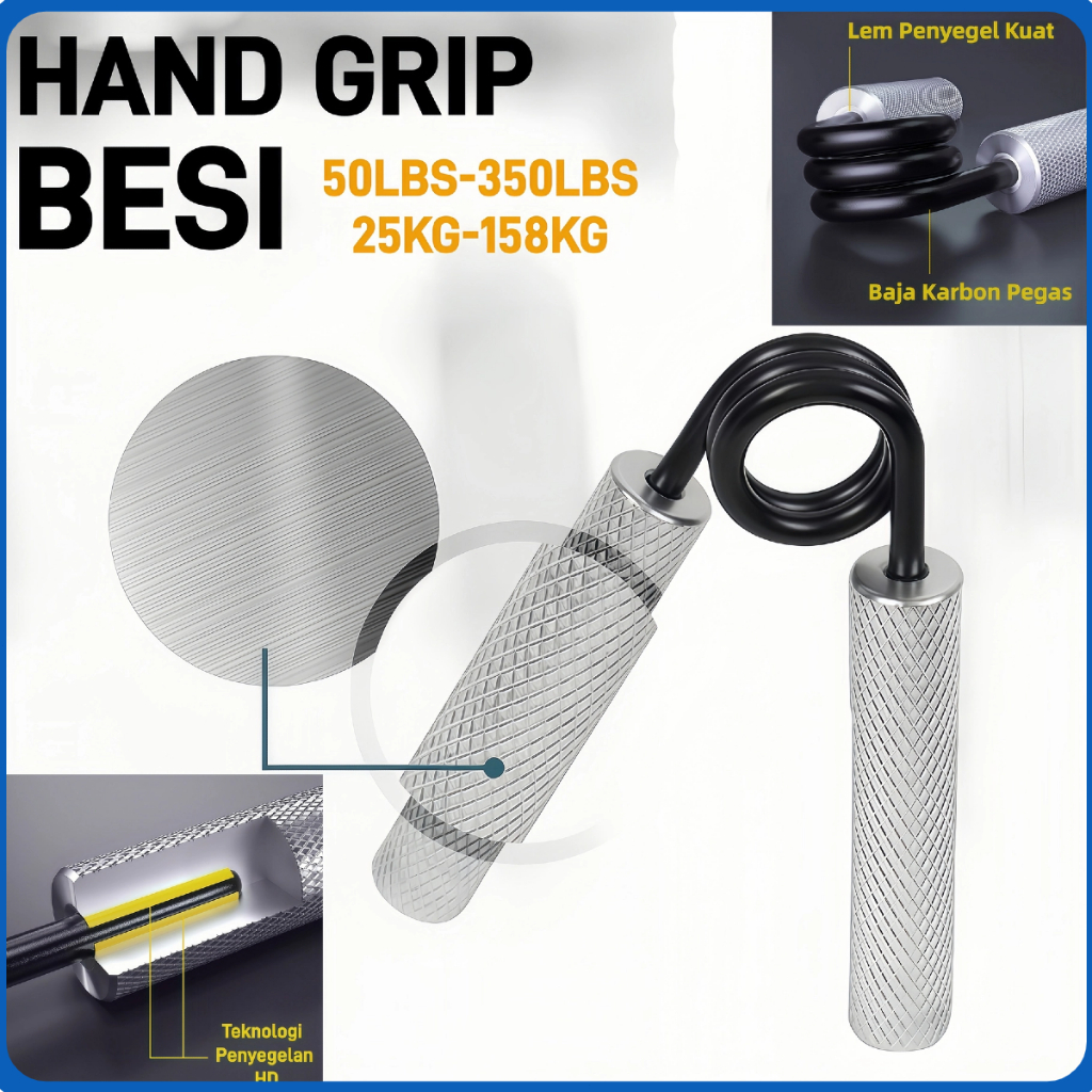 Jual Hand Gripper 50-350 LBS Gripper Besi Aluminium Logam Hand Grip ...