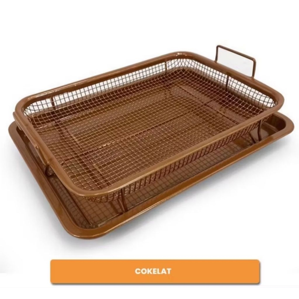Jual peniris gorengan keranjang gold | Shopee Indonesia