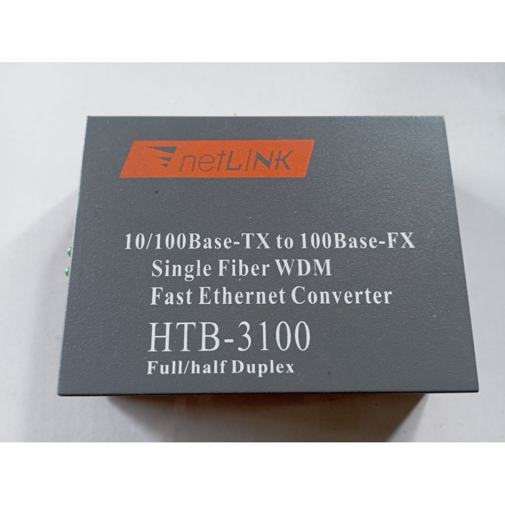 Jual MEDIA CONVERTER NETLINK/ETERLINK HTB3100 A, B, AB TANPA ADAPTOR ...