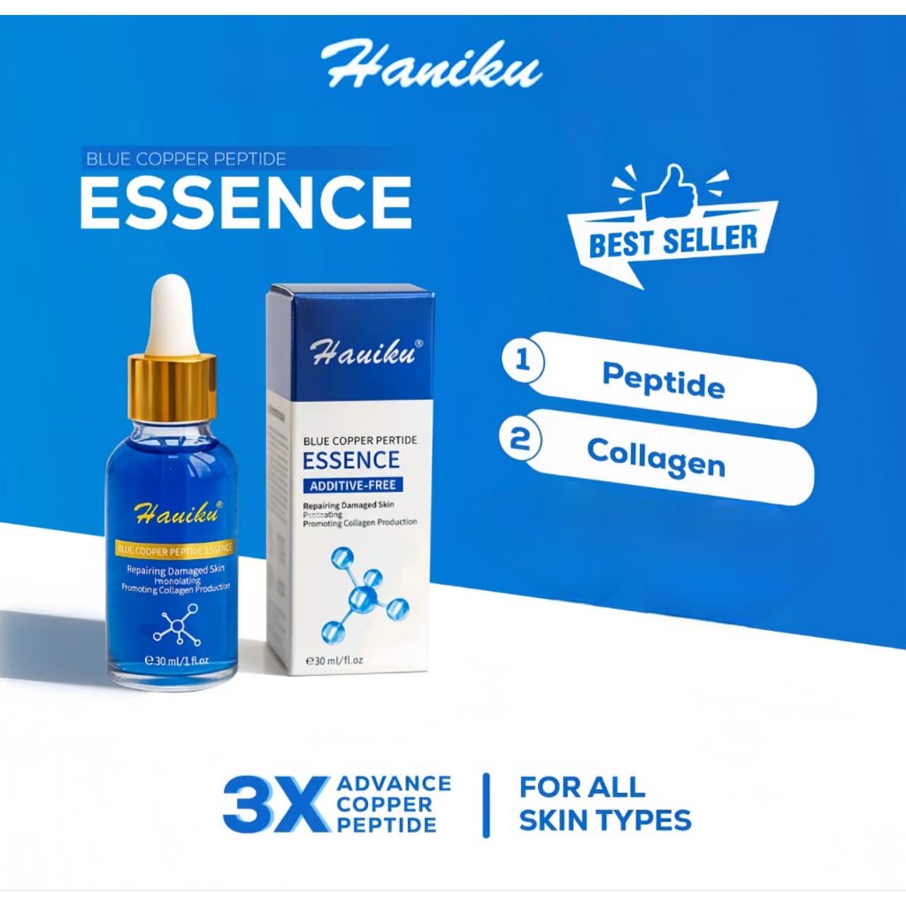 Jual Haniku Skin blue copper peptide serum / Skin blue copper peptide ...